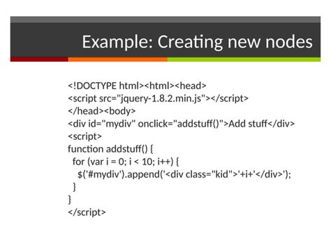 Jquery Introductionbasic Concept Welcome Jquery Ppt