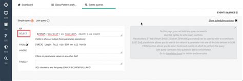 Replace A Sensor With Events Queries Sgbox Next Generation Siem And Soar