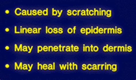 Excoriation