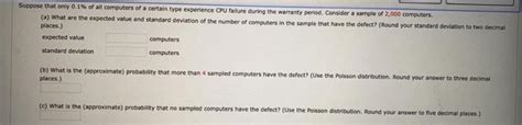 Solved Suppose That Only 0 1 Of All Computers Of A Certain Chegg Com