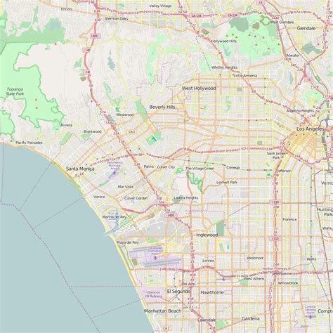 Culver City Map Dara Map