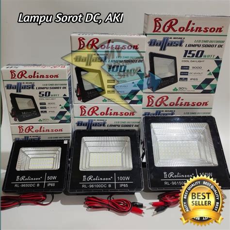 Jual Lampu Sorot Led Dc Watt Watt Watt Aki Lampu Tembak Led Rolinson Ballast Lampu