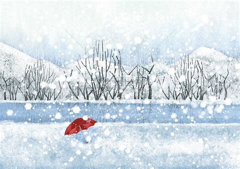 大雪插画图片下载 正版图片400703897 摄图网