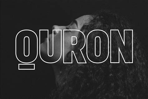 Quron Display Typefaces Bold And Modern Fonts