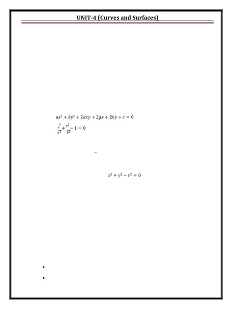 Notes Cg Pdf Spline Mathematics Interpolation