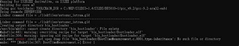 Solved Failed To Build Bootloader Project In Goldvip For S32g2 15