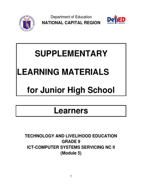 Tle 9 Css Q3 Week 5 Pdf Ethernet Electrical Connector