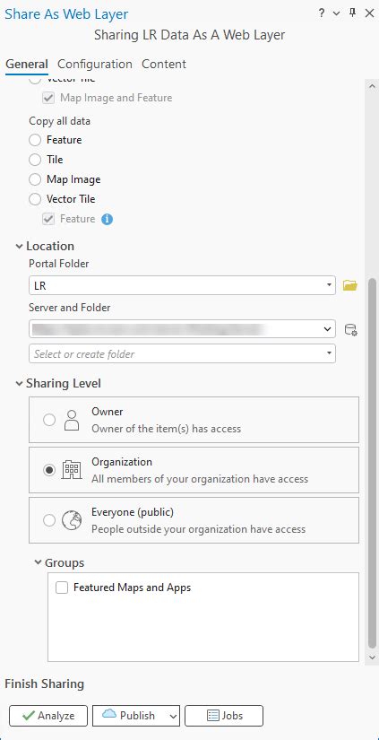 Share As Web Layers—arcgis Pro Documentation