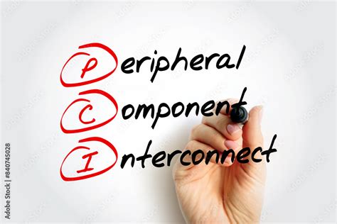 Pci Peripheral Component Interconnect Is A Local Computer Bus For Attaching Hardware Devices