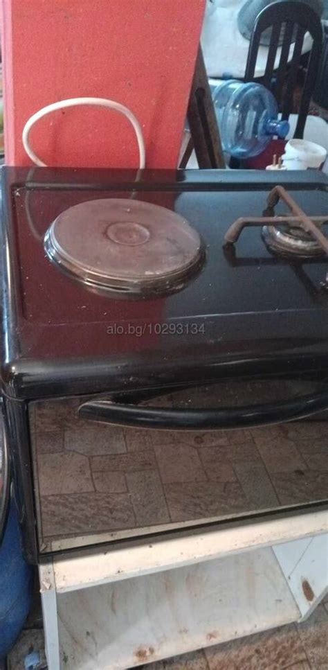 Готварска печка Печка фурна Елдом Черен Готварски печки пещи плотове котлони Бурга