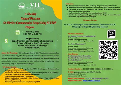 We Are Organizing A One Day National Workshop On Wireless Communication