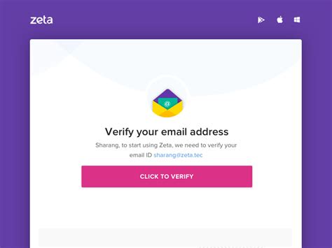 email verification designs themes templates and downloadable graphic elements on dribbble
