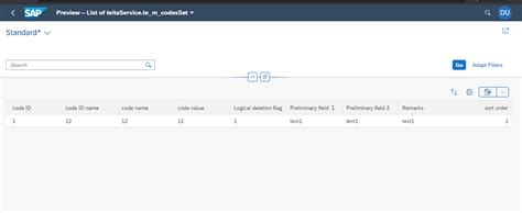 Solved Unable To See The Table Data At Btp Level Sap Community