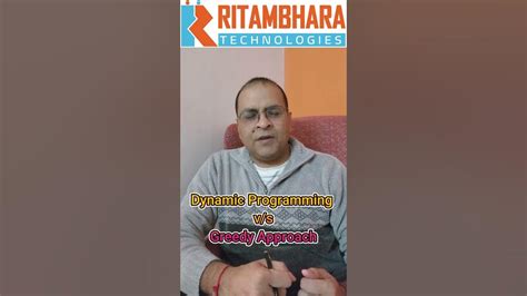 Difference Between Dynamic Programming And Greedy Approach Youtube