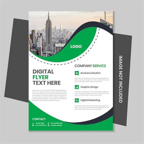 무료 추상적인 벡터 기업 수직 전단지 및 브로셔 템플릿 디자인 프리미엄 벡터