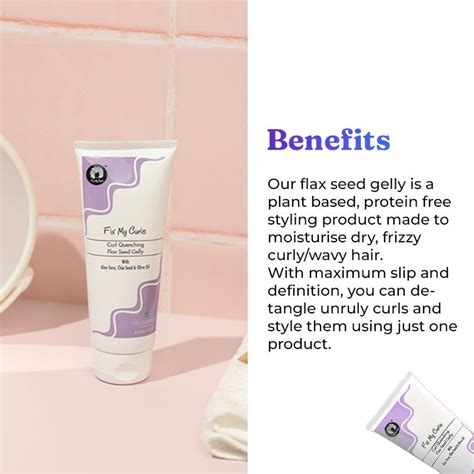 Fix My Curls Curl Quenching Flax Seed Gelly Buy Fix My Curls Curl Quenching Flax Seed Gelly