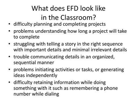 Ppt Executive Functioning Disorder Powerpoint Presentation Free
