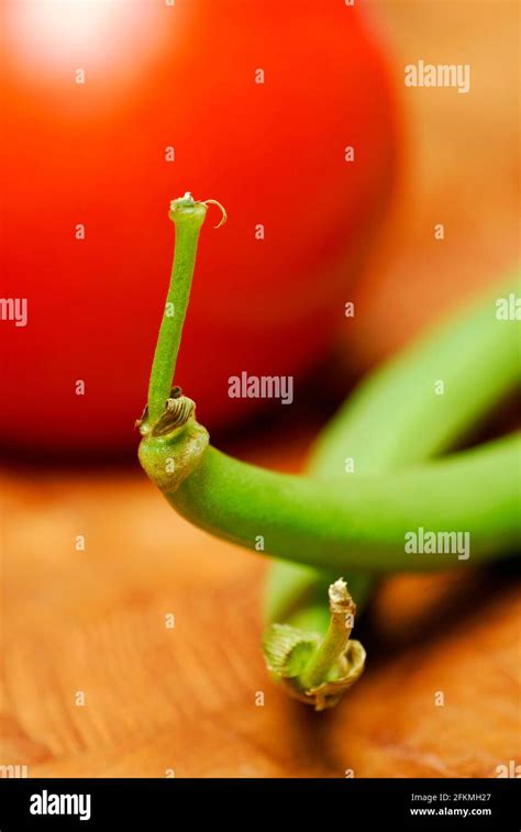 Green Beans Pole Bean String Bean Stock Photo Alamy