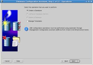 Creating A Database Using Database Configuration Assistant