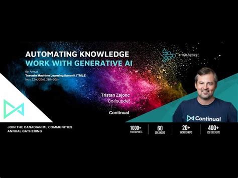 Free Video Automating Knowledge Work With Generative Ai From Toronto