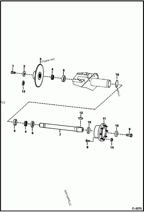 SHAFT AXLE Bobcat Spare Part Parts Com