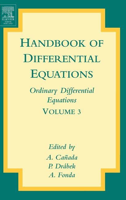 Handbook Of Differential Equations Ordi Handbook Of Differential Equations Ordinary
