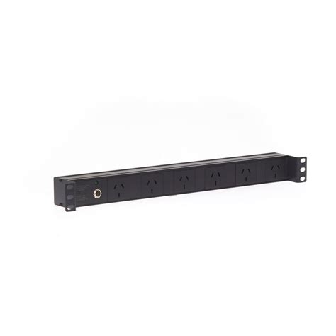1ru 6 Way Gpo Recessed Rack Mount Pdu Power Rail