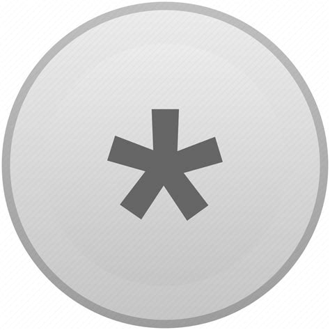 Asterisk Key Keyboard Mobile Sign Icon Download On Iconfinder
