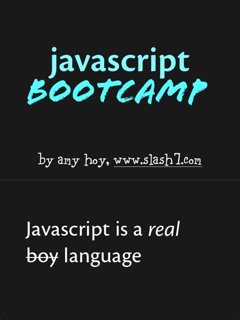 Javascript Bootcamp Pdf Document Object Model Java Script