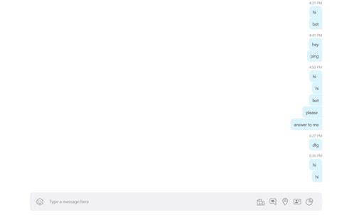 Botframework Ms Skype Bot Isnt Responding Stack Overflow