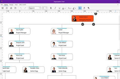 Organizational Layout Interactive Wpf Showcase Apps Syncfusion®