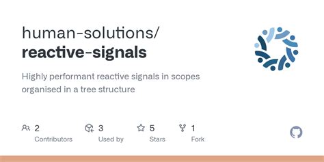 Github Human Solutionsreactive Signals Highly Performant Reactive