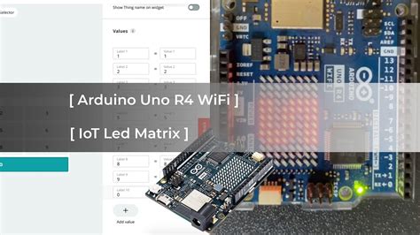 Arduino Uno R4 Wifi Iot Matrix Youtube