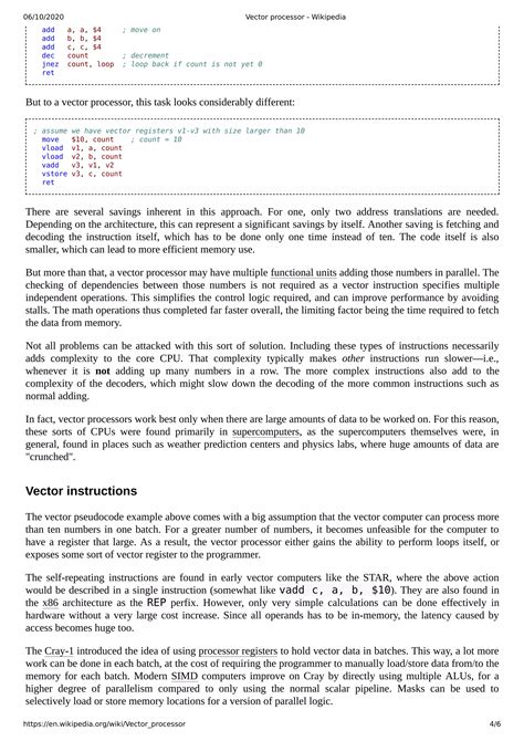 Vector Processor Notes Pdf