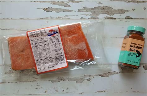 Trader Joes Salmon Rub Seasoning Blend Alaskan Wild Sockeye Salmon Fillet Portions Aldi