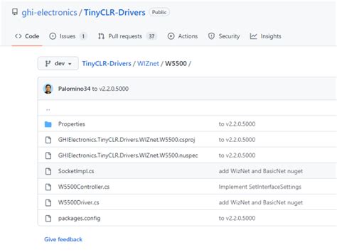Tinyclr Drivers For W5500