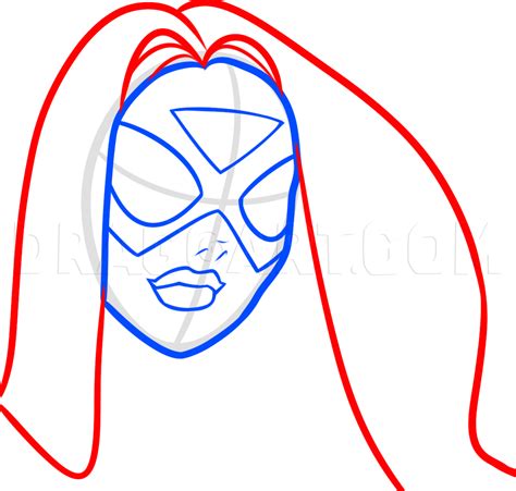 How To Draw Spider Woman Drawing Step By Step By Dawn Dragoart