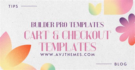 How To Customize Woocommerce Cart And Checkout Pages With Builder Pro Templates Avj Themes
