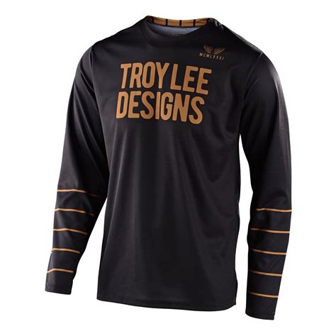 Troy Lee Designs Jersey GP Pinstripe - Black/Gold | Maciag Offroad