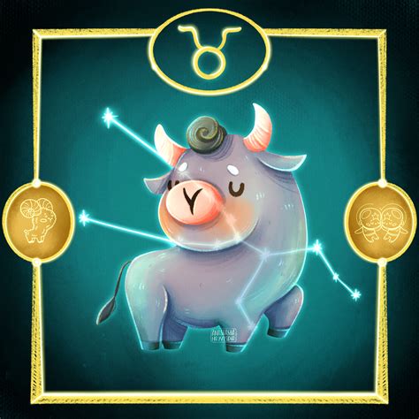 Cute Zodiac Signs Characters Design Collection Behance