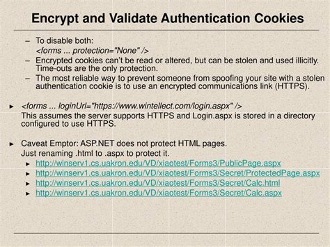 Ppt Chapter 10 Aspnet Security Powerpoint Presentation Free Download Id28489