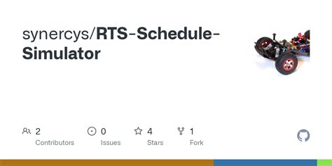 Github Synercys Rts Schedule Simulator