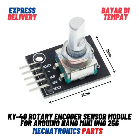 Jual Ky 40 Rotary Encoder Sensor Module For Arduino Nano Mini Uno 256