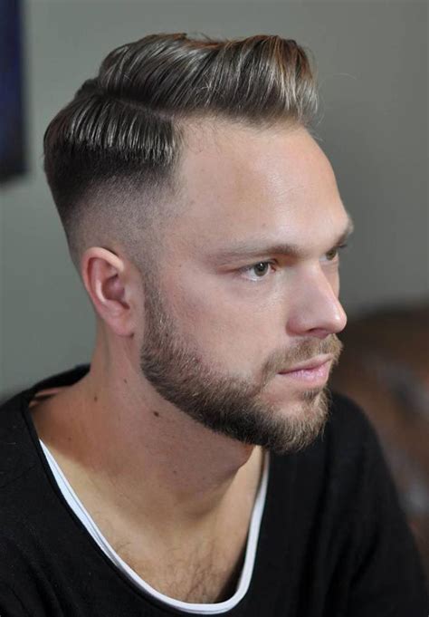 Side Part Skin Fade Haircuts For Men Mens Hairstyles Widows Peak
