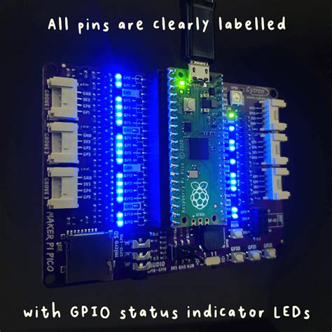 Maker Pi Pico Base Sin Raspberry Pi Pico