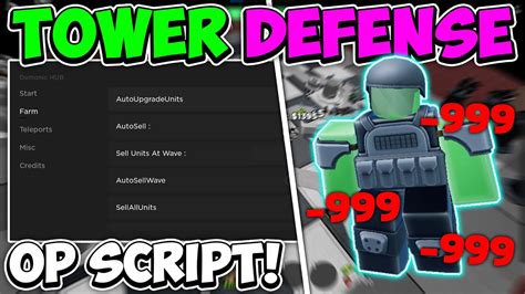 Tower Defense Simulator Script Hack Auto Farm Auto Upgrade Auto Sell PASTEBIN 2024 YouTube