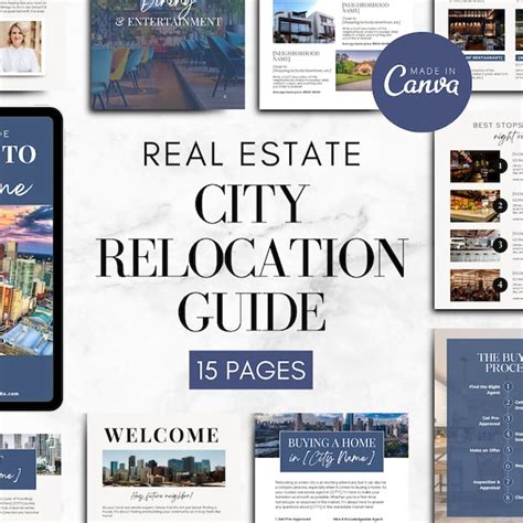 Canva Relocation Guide Template Etsy