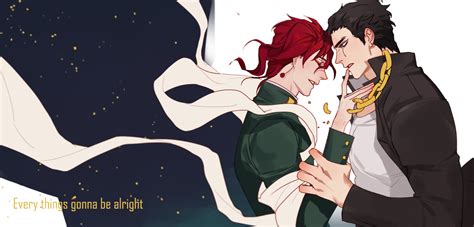 Kujo Jotaro And Kakyoin Noriaki Jojo No Kimyou Na Bouken And More Drawn By Sobi Dnenqkswja