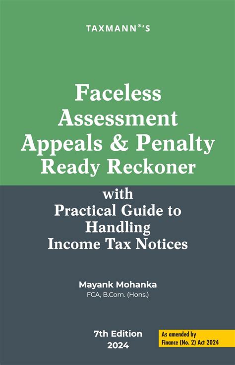 Punit Aggarwal On Linkedin New Release Taxmanns Faceless Assessment Appeals And Penalty Ready…