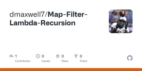 Github Dmaxwell7map Filter Lambda Recursion